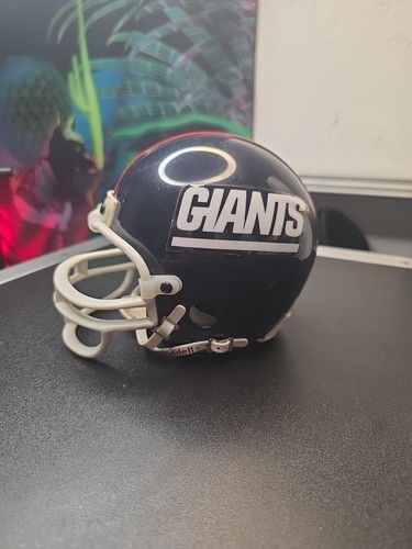 Vintage NEW YORK GIANTS NFL Riddell 3 5/8 Mini Football Helmet 1995 90s ...