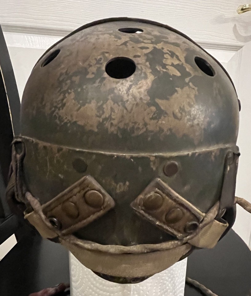 WW2 Tanker Helmet M1938 With HS-18 Headset And M1943 Goggles | eBay