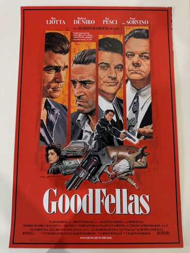 Goodfellas x Paul Mann Art Print Poster Reg SIGNED | eBay