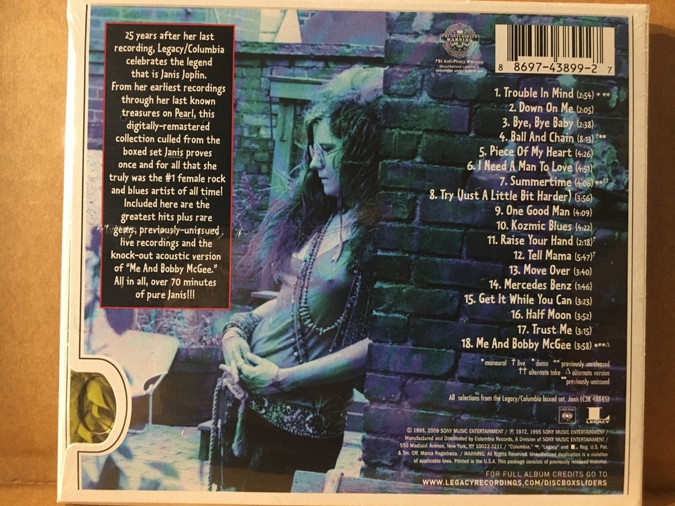 Janis Joplin - 18 Essential Songs (Brand New Sealed CD) 886974389927 | eBay
