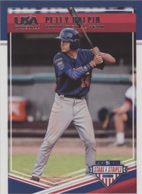 2018 Panini USA Baseball Stars & Stripes - Petey Halpin #65 (RC) for ...