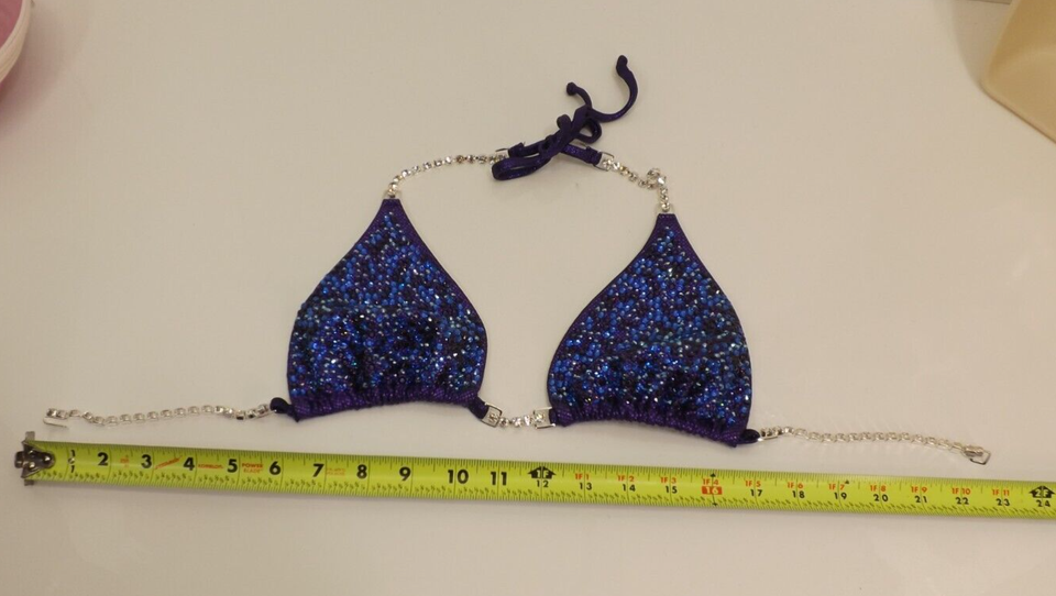 Toxic Angelz 💗Purple Bikini Toxic Ultimate with Swarovski Crystals*NEW ...