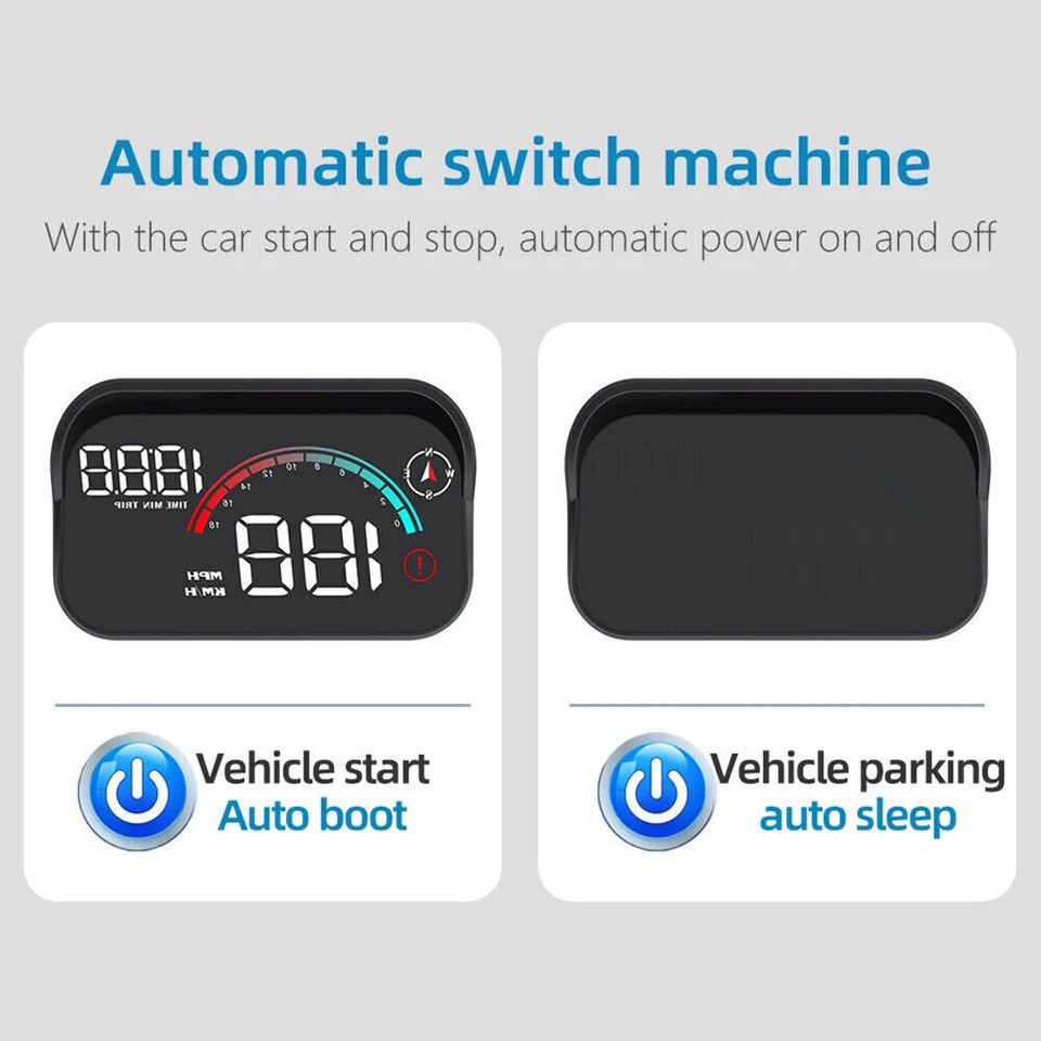 Car Digital Screen OBDII Auto HUD Head Up Display Dashboard Odometer ...