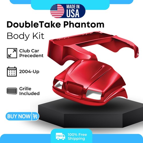 DoubleTake Phantom Ruby Golf Cart Body Kit with Grille for Club Car ...
