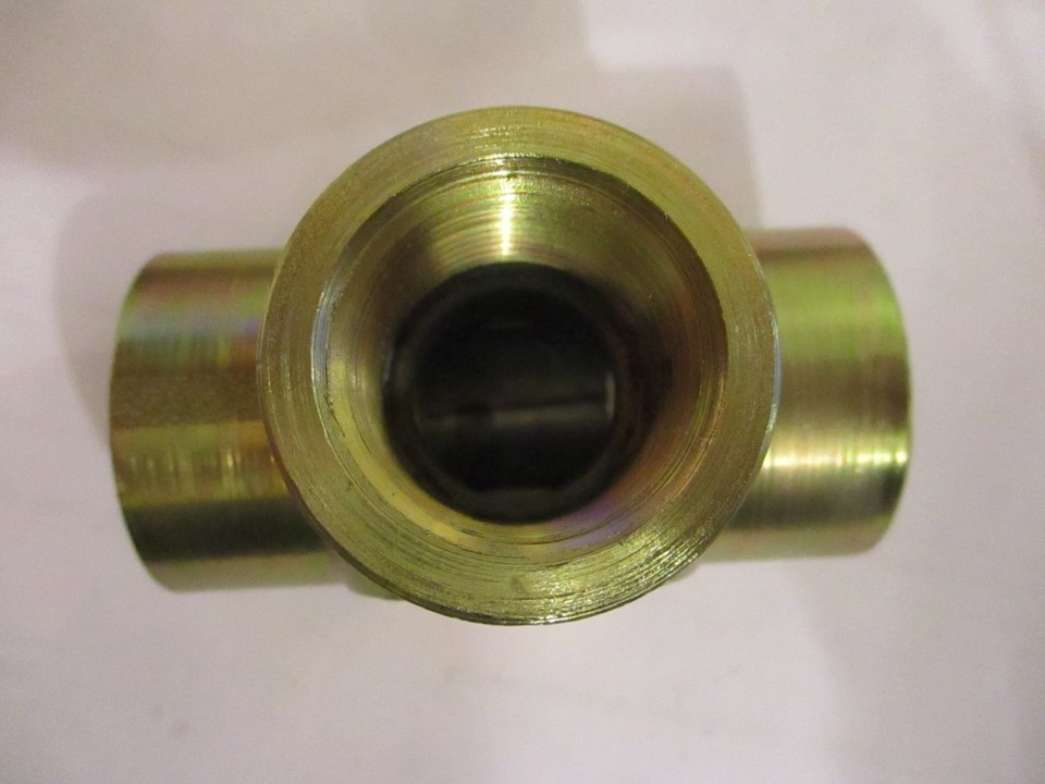 12fp-12fp-12fp steel hyd female pipe tee. 3/4 npt.... | eBay