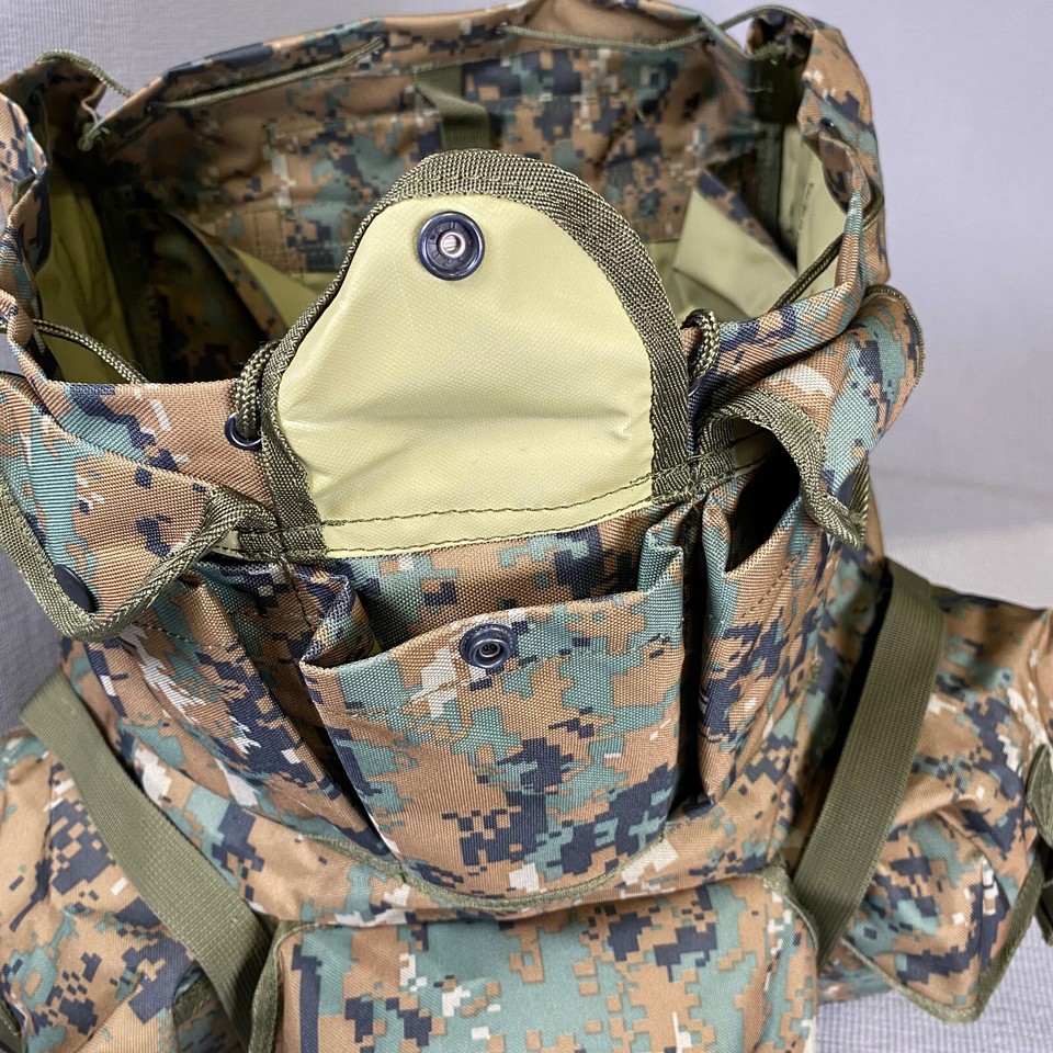 Complete ALICE Field Pack w/ Frame Straps Belt USMC MARPAT Rucksack ...
