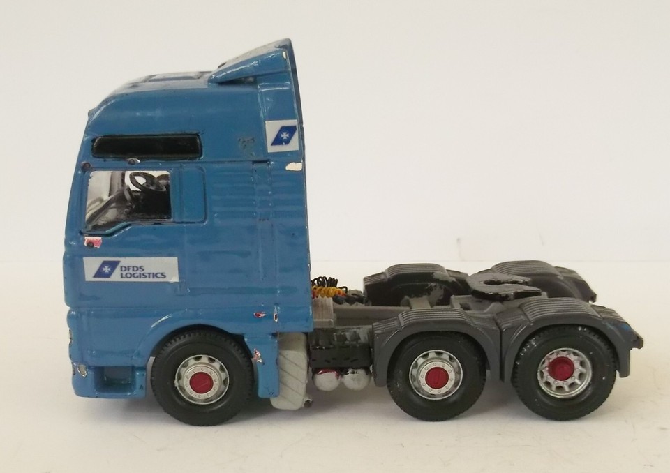 Corgi - MAN TGA truck tractor unit - DFDS Repaint - 1/50 | eBay UK