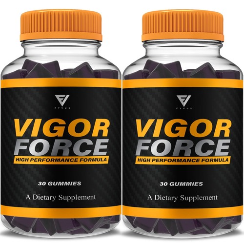 (2 Pack) Vigor Force Gummies, VigorForce Maximum Performance (2 Month ...