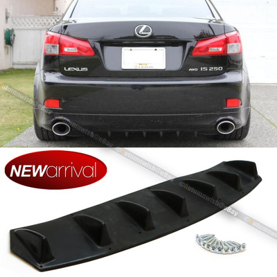 For: IS250 IS350 ISF Bolt On Unpainted Rear Bumper Diffuser Chin Lip ...