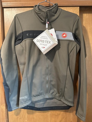 CASTELLI MEN’S MORTIROLO 6S JACKET, GORE-TEX INFINIUM, TARMAC/BLACK ...