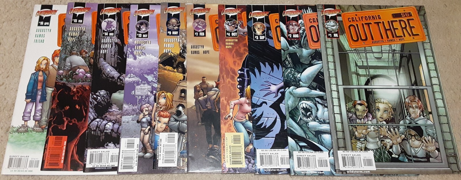 Out There #1-16 (Lot of 10) VF 2001 Cliffhanger Comics SEE PIC | eBay