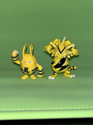 Elekid & Electabuzz TOMY Pokemon Figure CGTSJ 1999 Nintendo Vintage | eBay