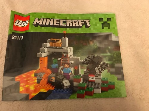 LEGO Instructions Only No Bricks Minecraft 21113 | eBay