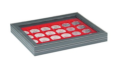 Lindner 2367-2124E Coin Case NERA M PLUS With Coin Template | eBay