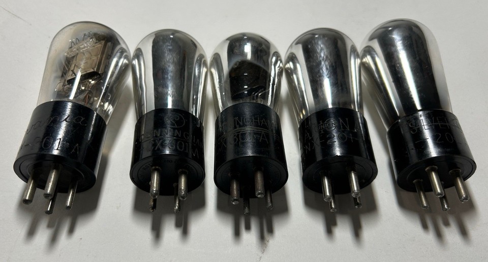 5 Good Used 201A GLOBE Type Radio / Amplifier Tubes - Test Strong | eBay