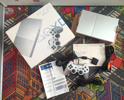 Sony playstation 2 ps2 super slim silver edition region free multi | eBay