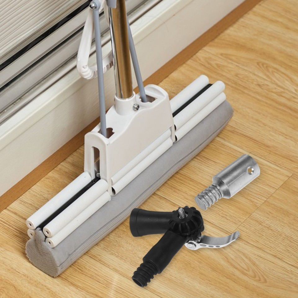Handle Tips for Spinning Mop Metal Threaded Extension Pole Adapter ...