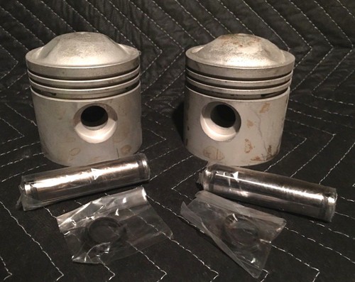 New Pair of +.020 Pistons Harley Davidson Panhead Knucklehead 11224-02 ...