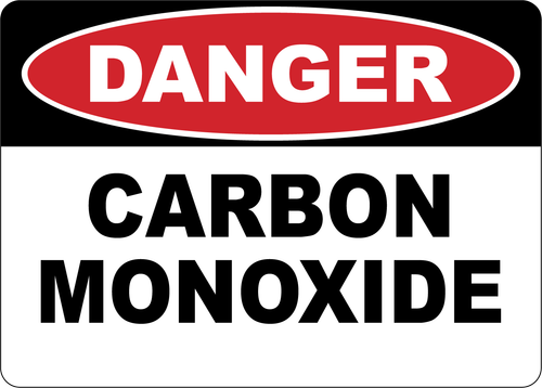 OSHA DANGER: CARBON MONOXIDE| Laminated Vinyl Decal Sticker Label | eBay