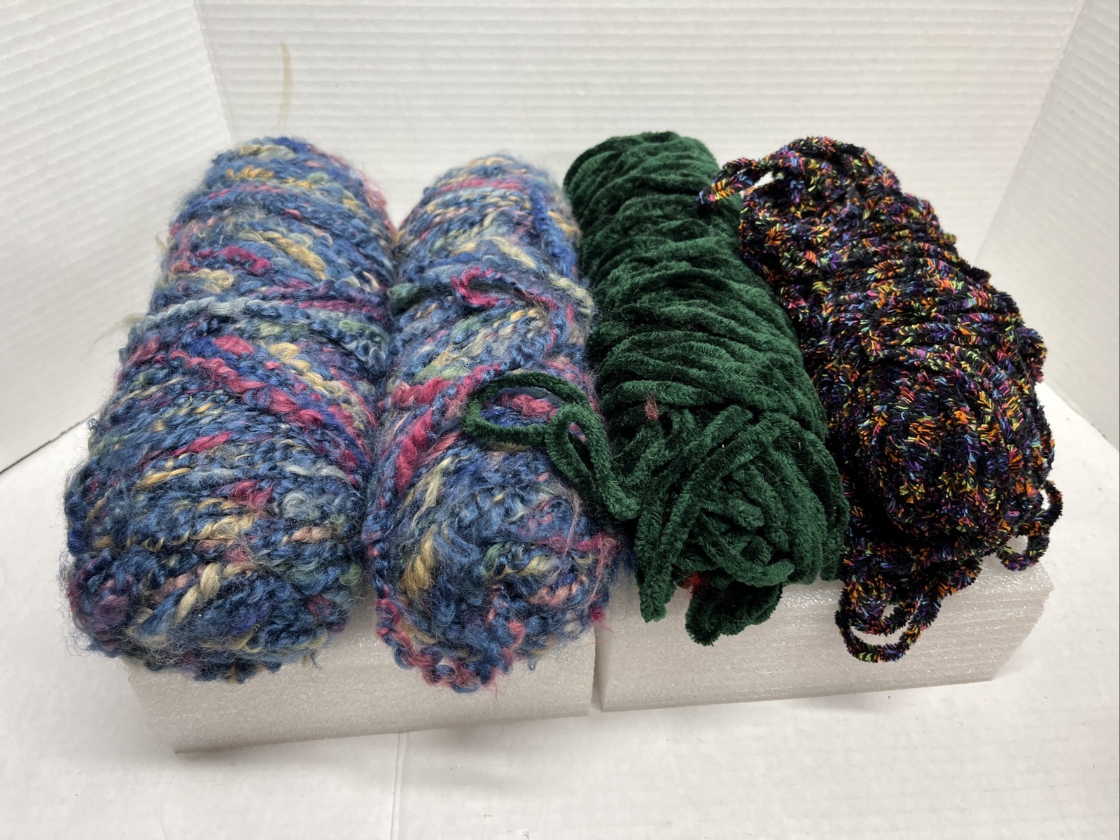 Lot Of 4 Multicolor Yarns Unbranded - 1 Lb And 1 Oz | eBay