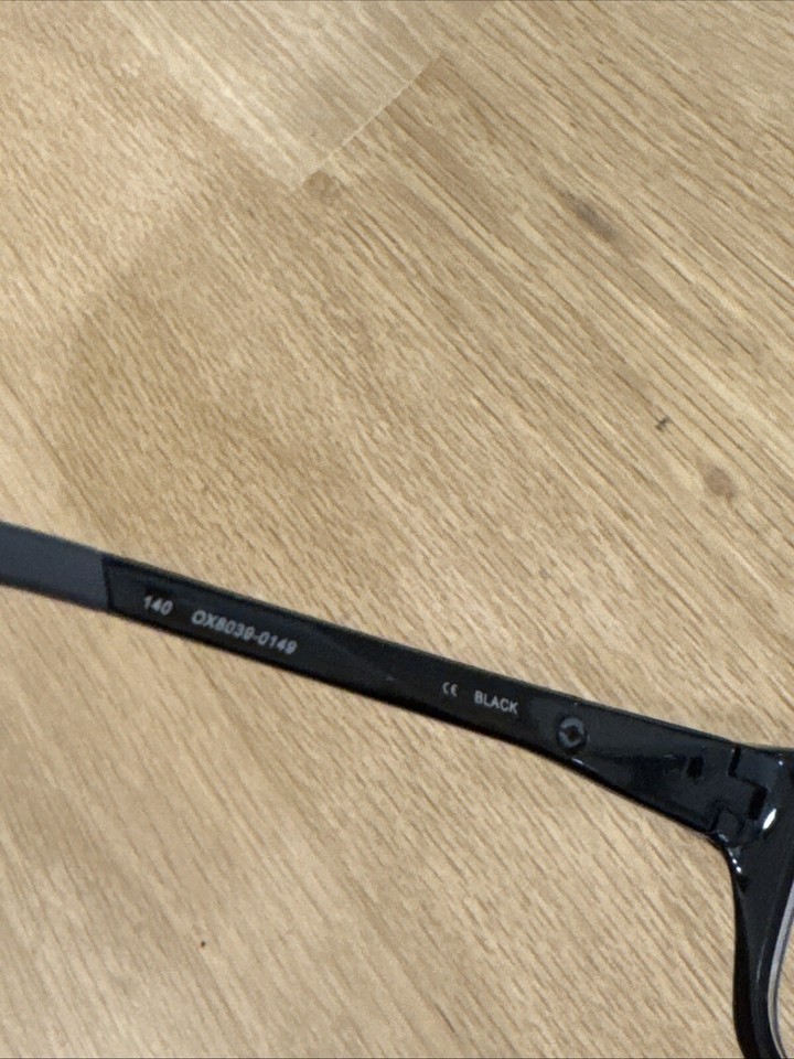 Oakley CHAMFER OX8039 Black/Gray Rectangular Eye Glasses Frames+Case ...