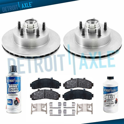 261mm Front Brake Rotor Ceramic Pad Ford Ranger Mazda B2300 B3000 RWD ...