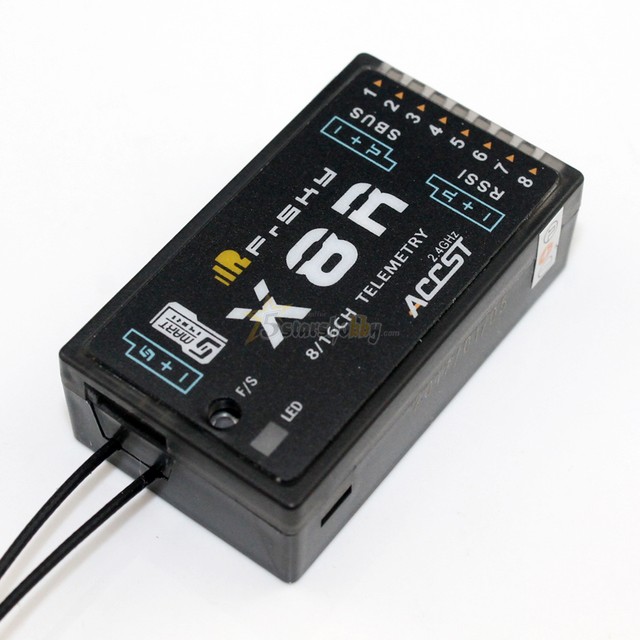 FrSky X8R 8/16Ch SBUS ACCST Telemetry Receiver for Taranis Q X7 X9D X9E ...