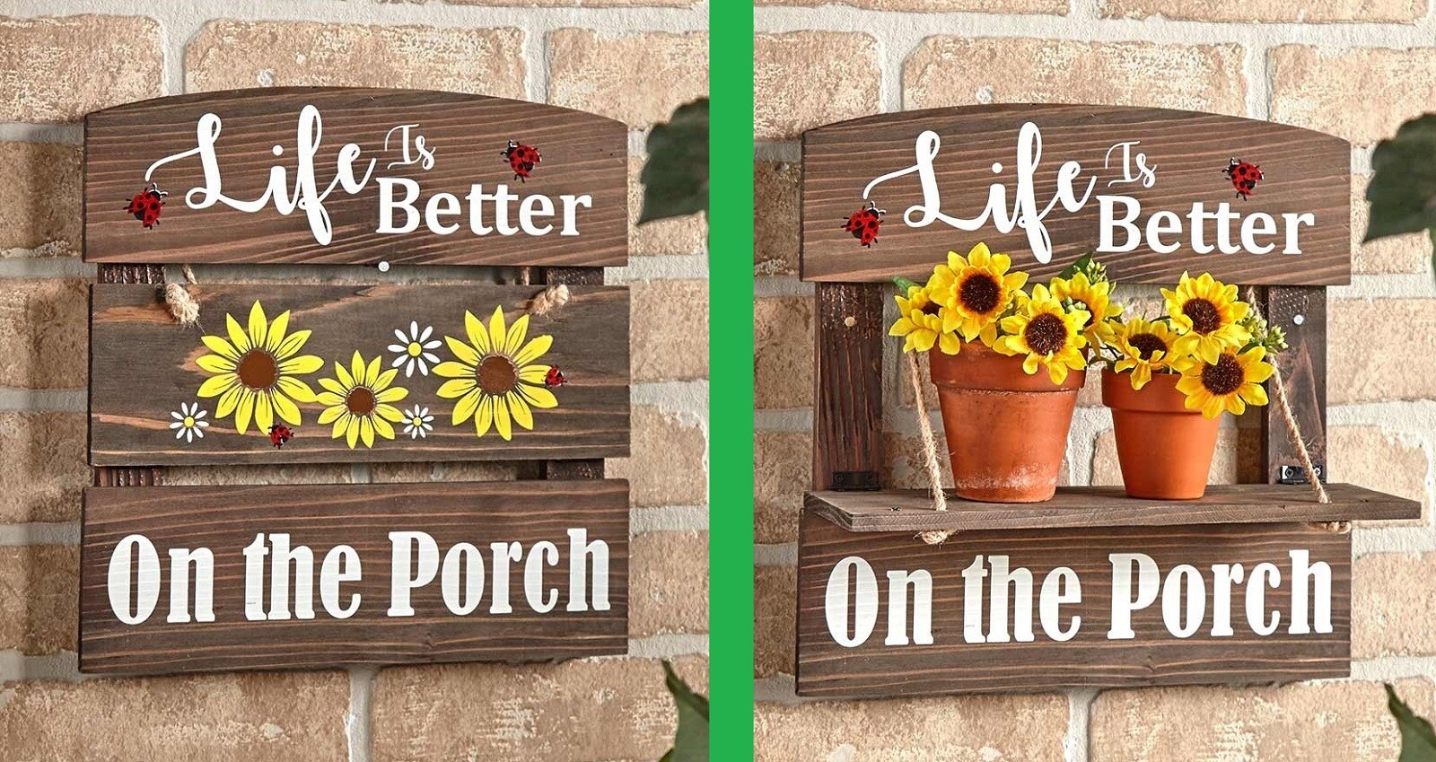 Farmhouse Country Front Porch Sign Drop-down Shelf Plant Holder FREE ...