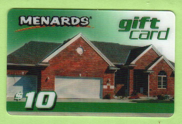 MENARDS House Under Construction 2007 Lenticular Gift Card ( $0 - NO ...