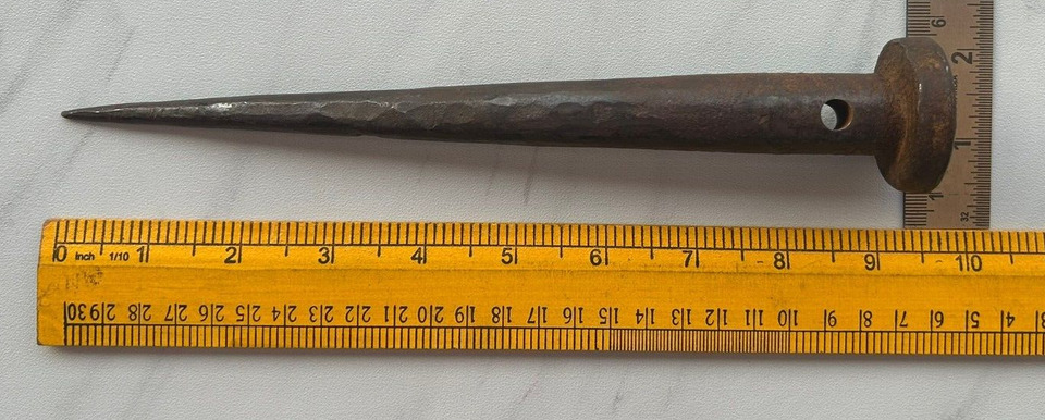Vintage Long Iron Marlin Spike Rope Splicing Marine Sailor Tool | eBay