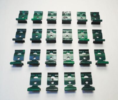 1955-1958 Chevy Hardtop & Sedan Rear Window Trim Stainless Molding Clip Set