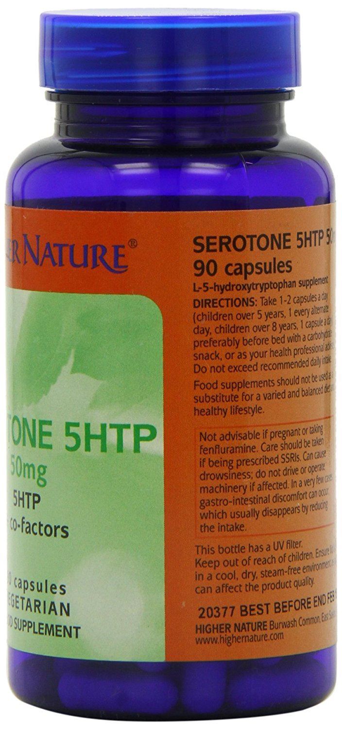 Higher Nature Serotone 50mg 90 capsules | eBay UK