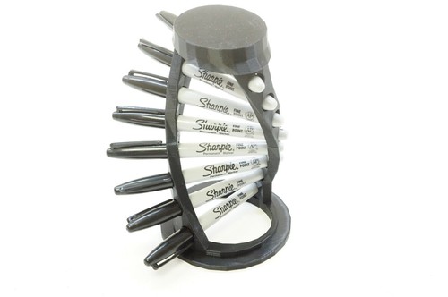 DNA HELIX 8 Count Sharpie Holder Display Desk Organizer for Fine Point ...