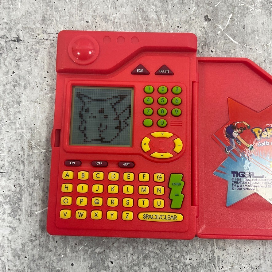 Vintage 1998 Pokedex Pokémon Nintendo Tiger Electronics Handheld Toy | eBay