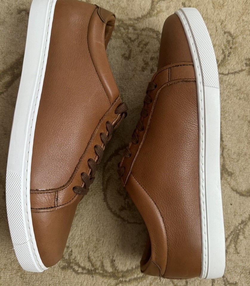 Allen Edmonds Chili “COURTSIDE” Leather Sneaker Size 9.5E MSRP $300 | eBay
