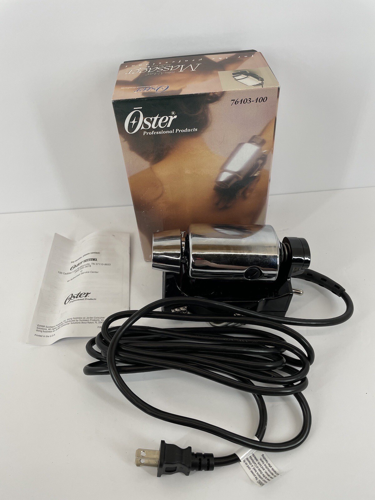 Oster 76103-100 Professional Stim-U-Lax Massager Model 103 885202379433 ...