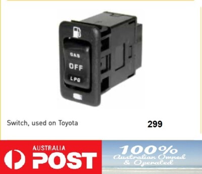 GAS LPG SWITCH - FITS TOYOTA FORKLIFT - CHANGE OVER SWITCH - PETROL TO ...