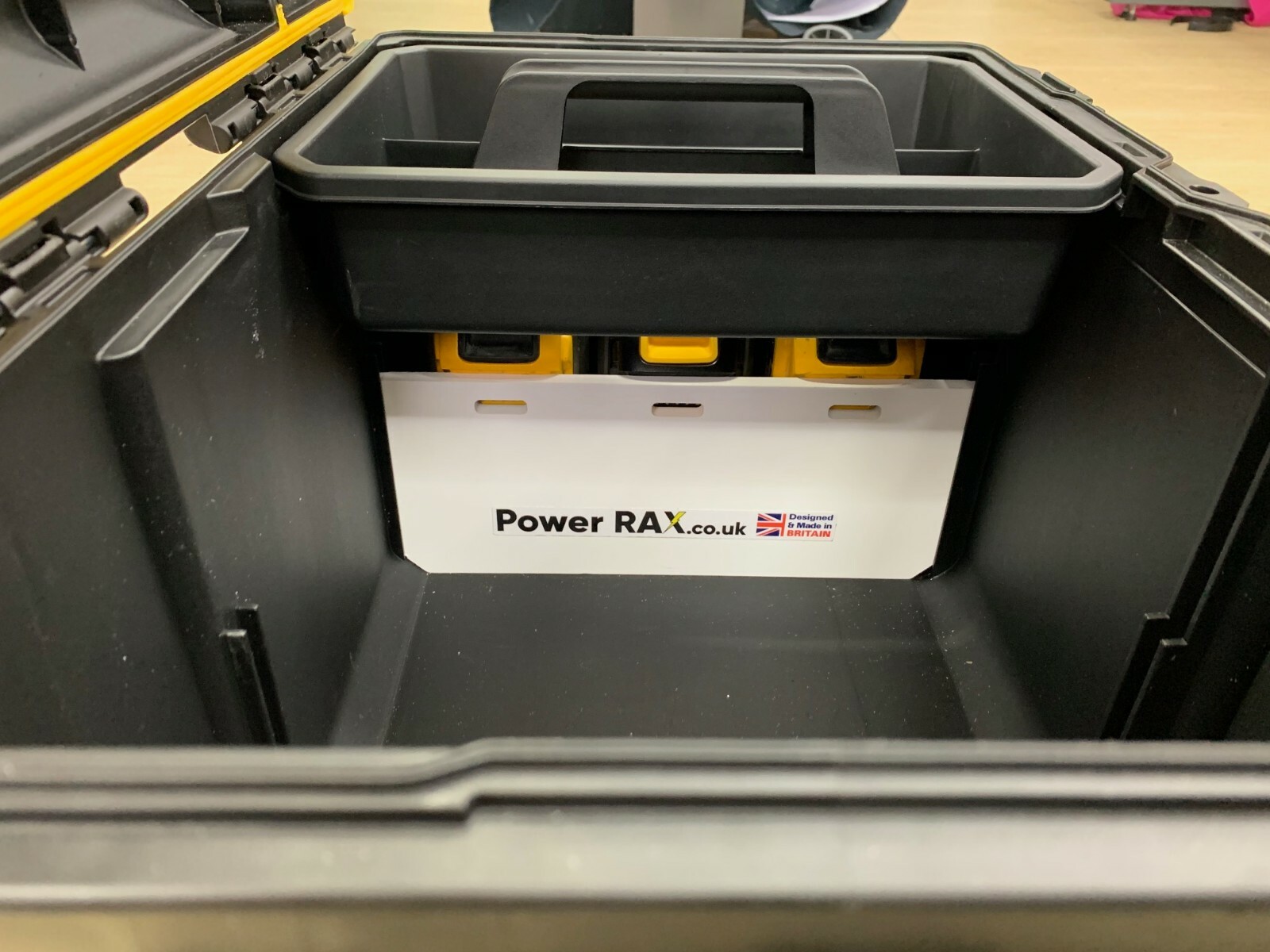 POWER RAX DIVIDER RACK for 3 18V 54V batteries DeWalt Toughsystem 2.0 ...
