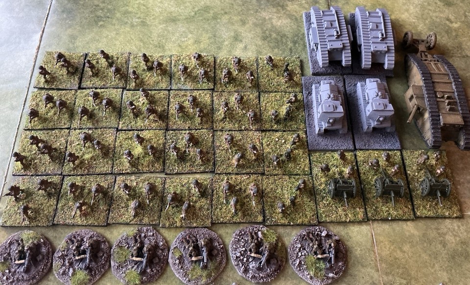 10mm WW1 British Army 1916-18, Wargaming Miniatures,Pendraken/Magister ...