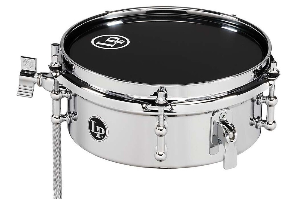 Latin Percussion LP848-SN Micro Snare Drum - 8" Steel Shell, Mountable ...