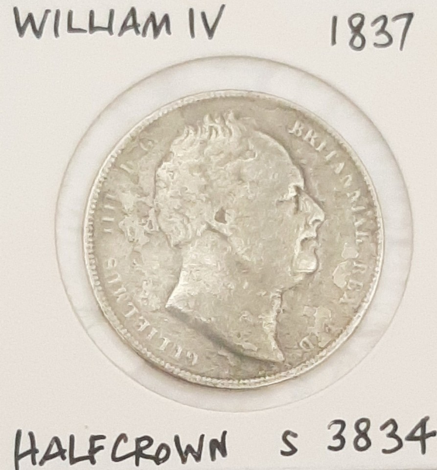 1837 William IV Silver 0.925 Half Crown Coin | eBay UK