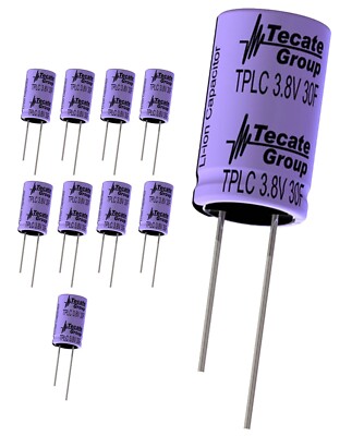 10x TPLC Hybrid Super Capacitors 3.8V 30F LIC Lithium-Ion – TPLC-3R8 ...