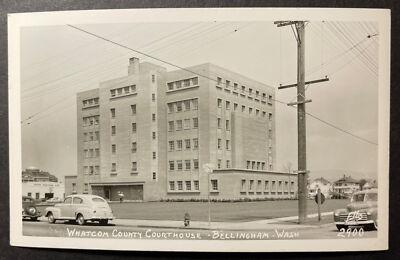 Whatcom County Courthouse Bellingham Washington RPPC Ellis 2900 | eBay