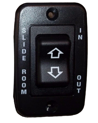 Black Low Profile RV Slide Out Switch with Bezel - Replaces JR Products ...