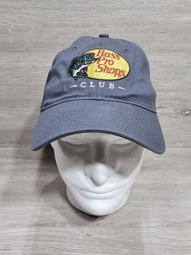 Bass Pro Shops Hat Bass Pro Club Hat Adult Size Gray Adjustable Hat Cap ...