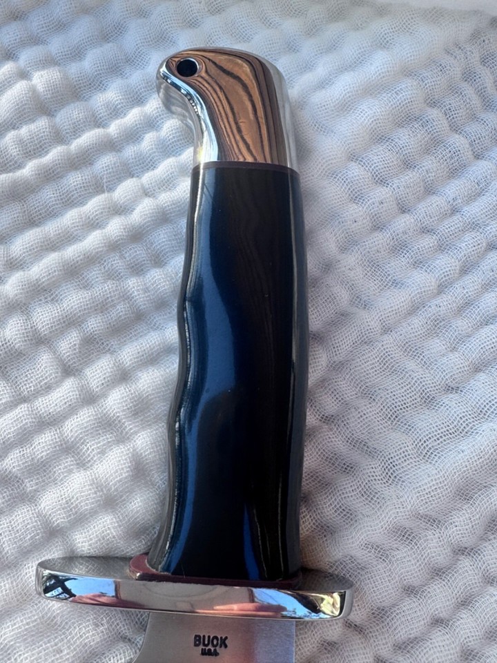 RARE and UNUSED Vintage Buck 122 Nemo Knife - Brown Spacers and ...