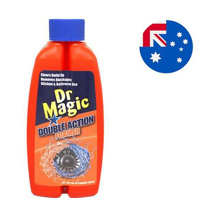 DR MAGIC Double Action Foamer Drain Cleaner Kitchen Bathroom Unblock ...