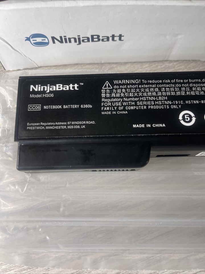 NinjaBatt HS06 Notebook Battery 6360b 10.8V 4400mAh/48Wh | eBay