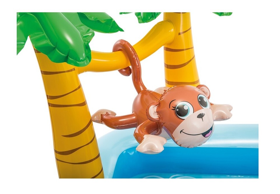 Intex Jungle Adventure Play Center Inflatable Kiddie Spray Wading Pool ...