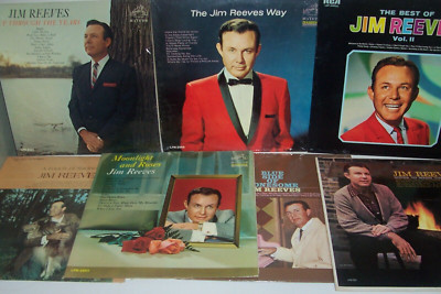 Lot of 7 JIM REEVES 'Best Of Vol. II The Jim Reeves way Moonlight and ...
